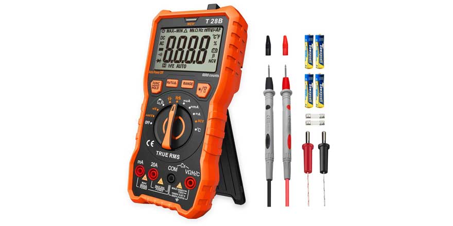 Los 8 multímetros digitales con mayor precisión en CA y CC