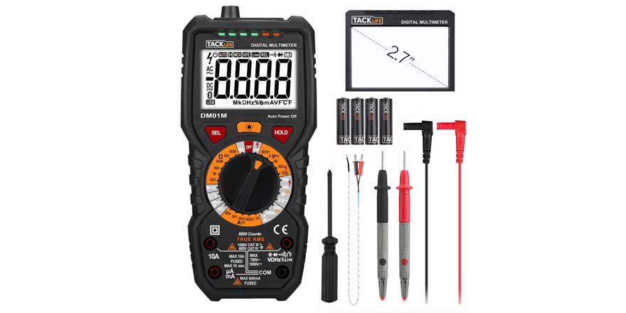 Los 8 multímetros digitales con mayor precisión en CA y CC